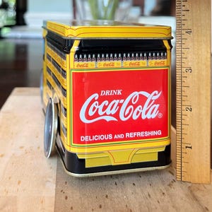 Vintage Coca-cola Delivery Truck Tin With Removable Lid by the Tin Box ...