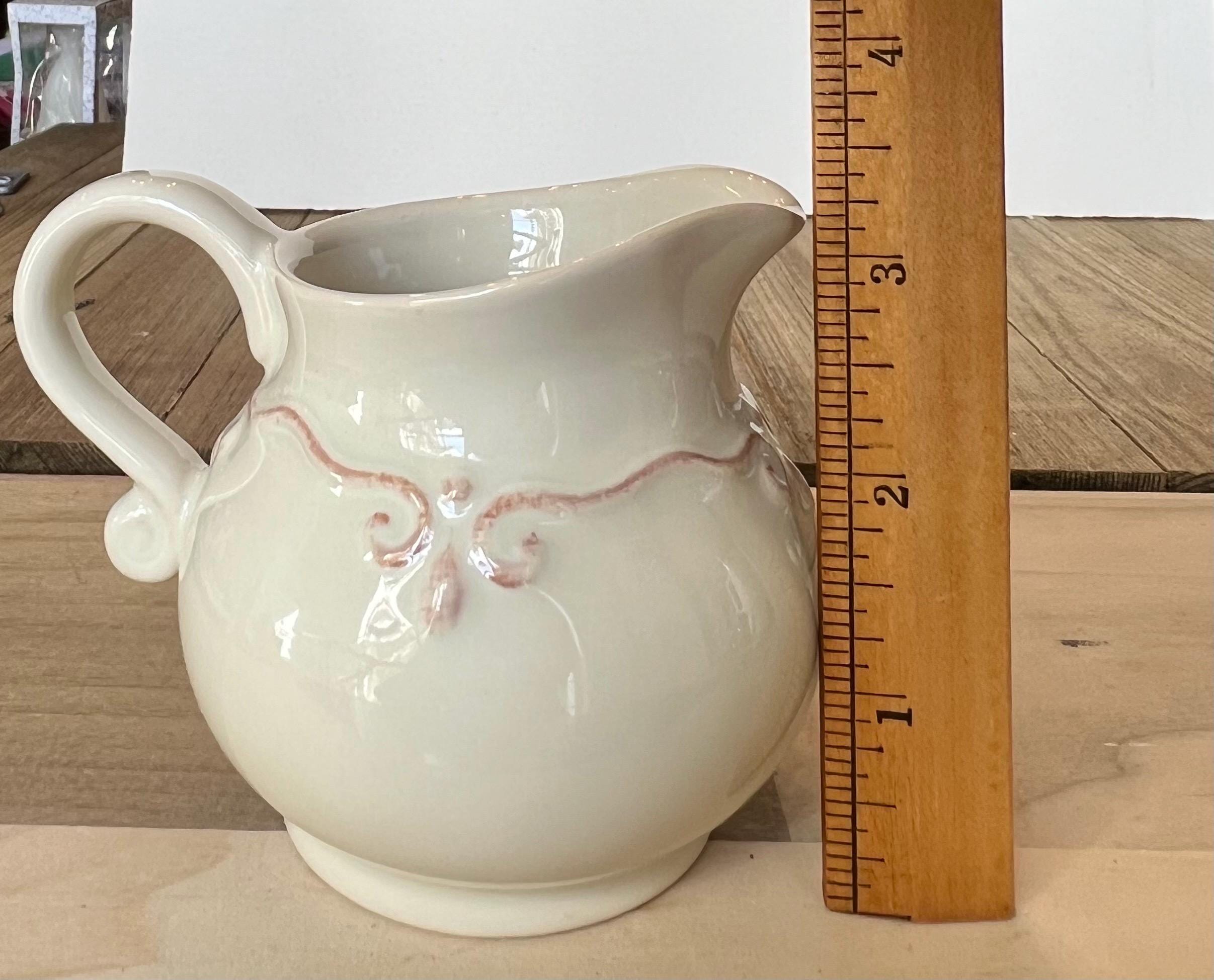 Solid Glazed French Cream Pattern Creamer by Gail Pittman - Etsy