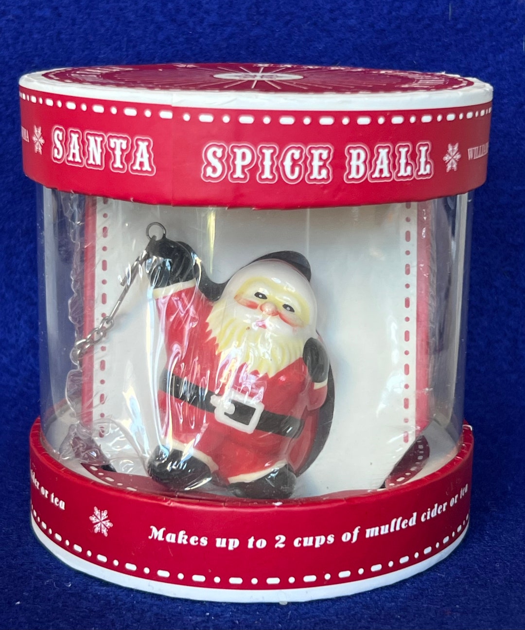 Vintage Holiday Williams Sonoma Santa Spice Ball for Mulled Cider or ...