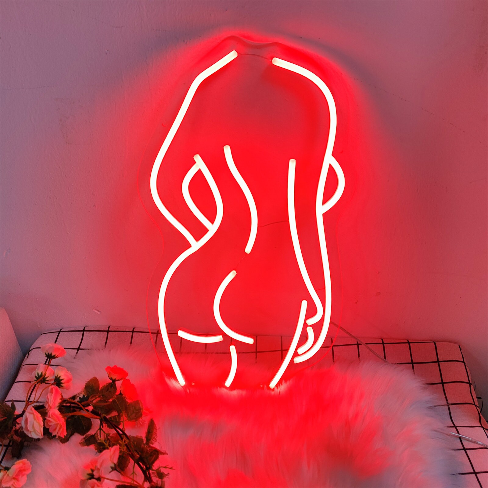 Sexy Lady Neon Signsexy Lady Back Neon Signsexy Womens Etsy
