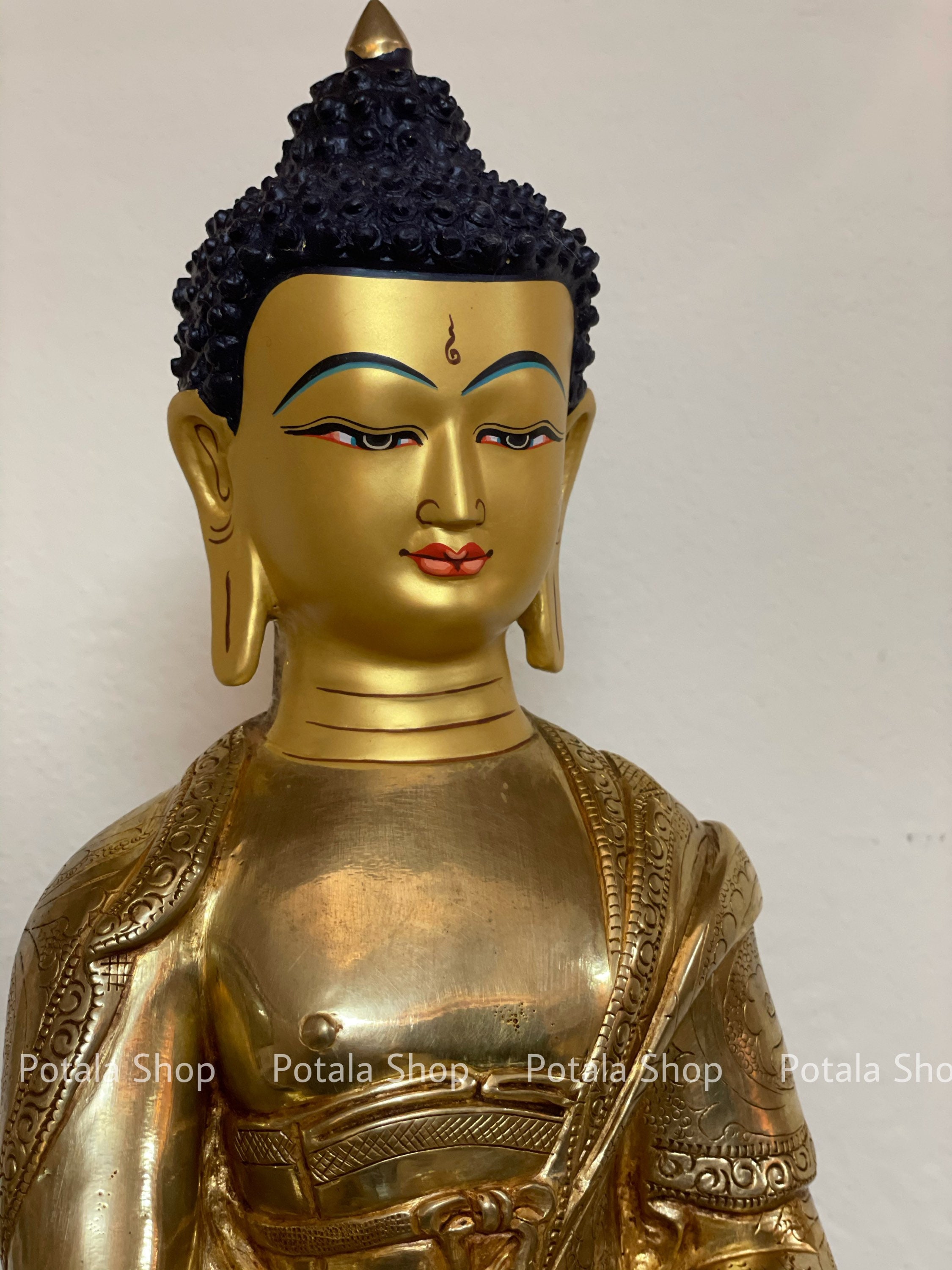 Sakyamuni Buddha Statue 12.2 from Nepal Buddha | Etsy