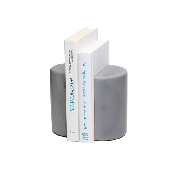 Concrete Bookends Etsy