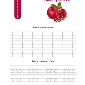 Count Numbers, Printable Kindergarten Activities, Trace Number ...