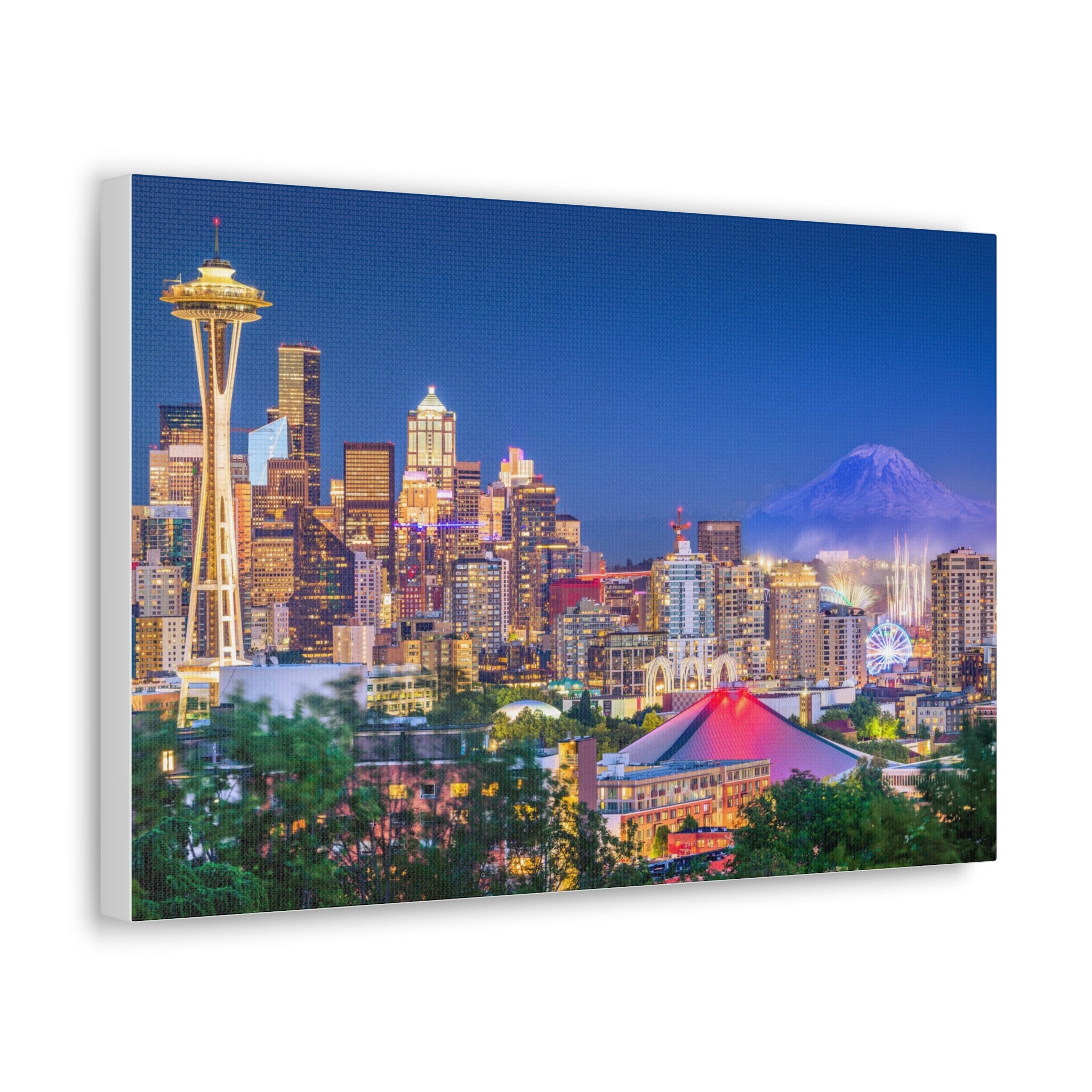 Seattle, Washington, Skyline, Cityscape, Nature, Mountain, Rainier ...