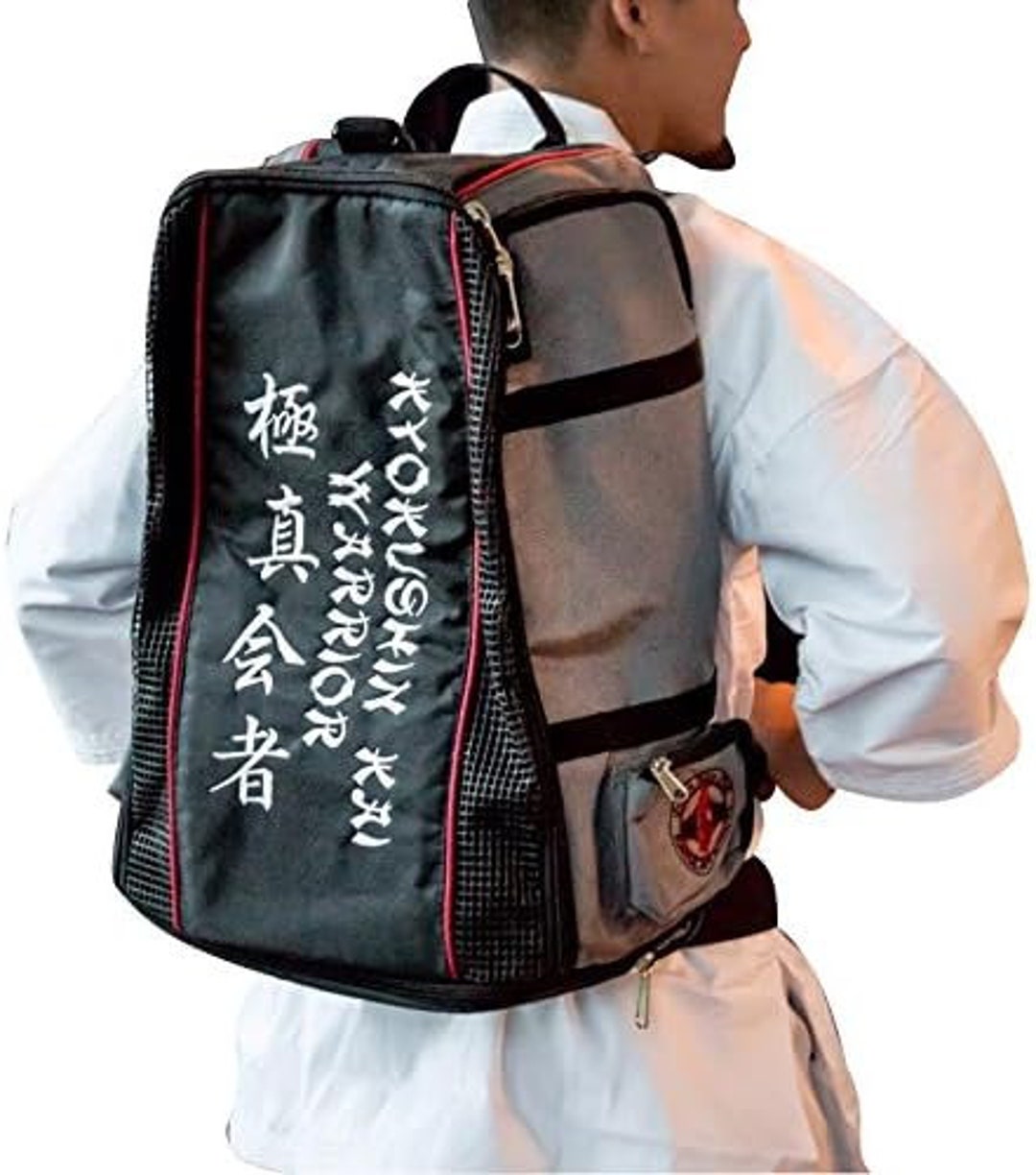 Large Duffel Backpack Kyokushin Warrior Bagpack Sports Gym - Etsy