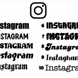 Custom Instagram Car Decal - Etsy