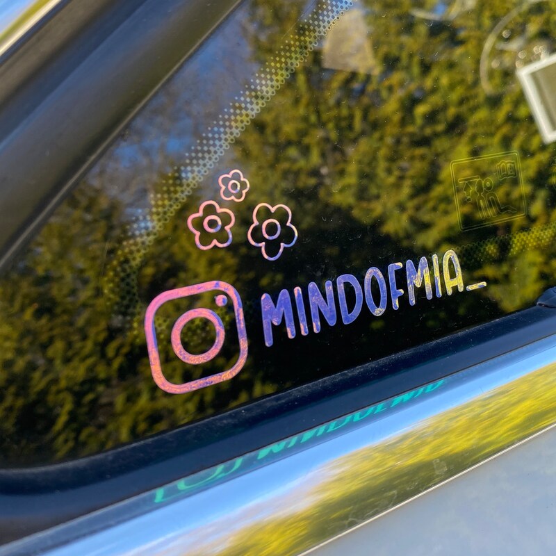 Instagram Car Decal - Etsy