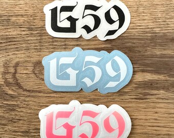 Oozing G59 Records Vinyl Decal for Trucks, Cars, Windows, Toolbox ...