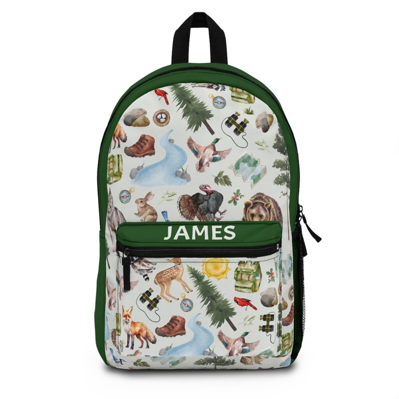 Personalized Discover Wildlife Backpack, Outdoor Adventure Hiking ...