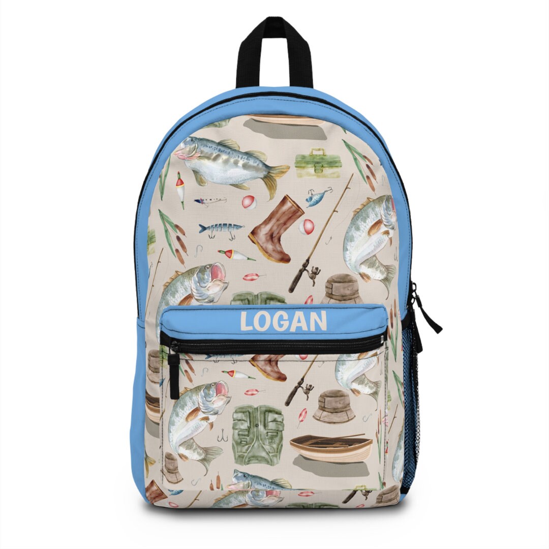 Personalized Fishing Backpack - Nature Lover Gift, Outdoor Enthusiast ...