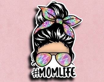 Mom Life Vinyl Decal Sticker UV & Water Proof " - Etsy