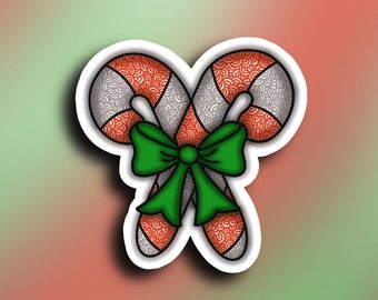 Candy Canes-glitter - Etsy
