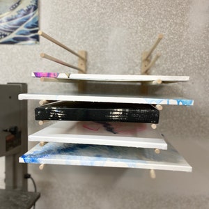 Large Wall Mounted Canvas Drying Rack Painting Acrylic - Etsy