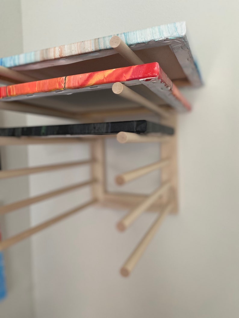 Wall Mounted Painting Canvas Drying Rack Acrylic Resin - Etsy