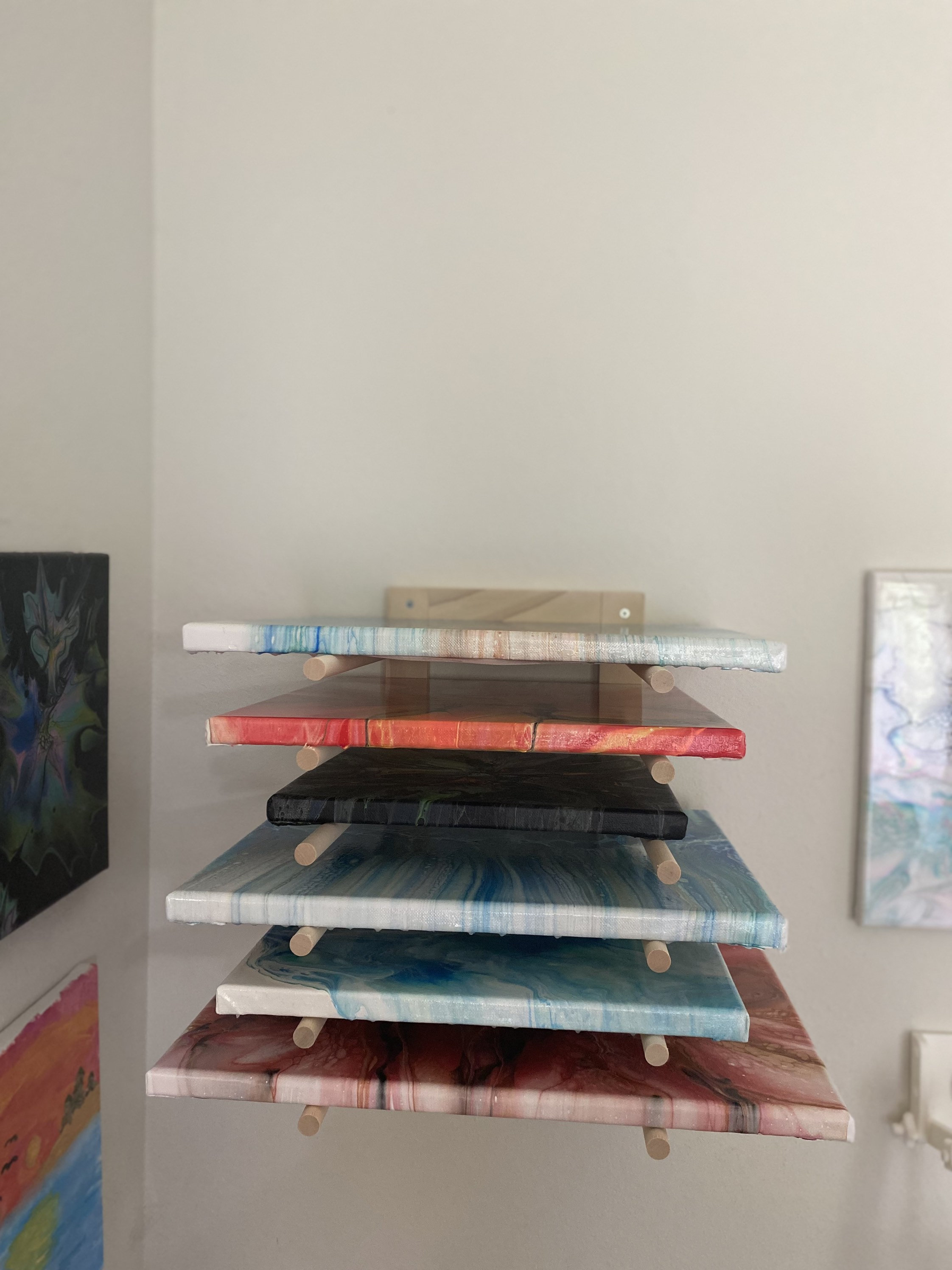 Wall Mounted Painting Canvas Drying Rack Acrylic Resin - Etsy