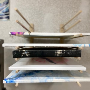 Large Wall Mounted Canvas Drying Rack Painting Acrylic - Etsy