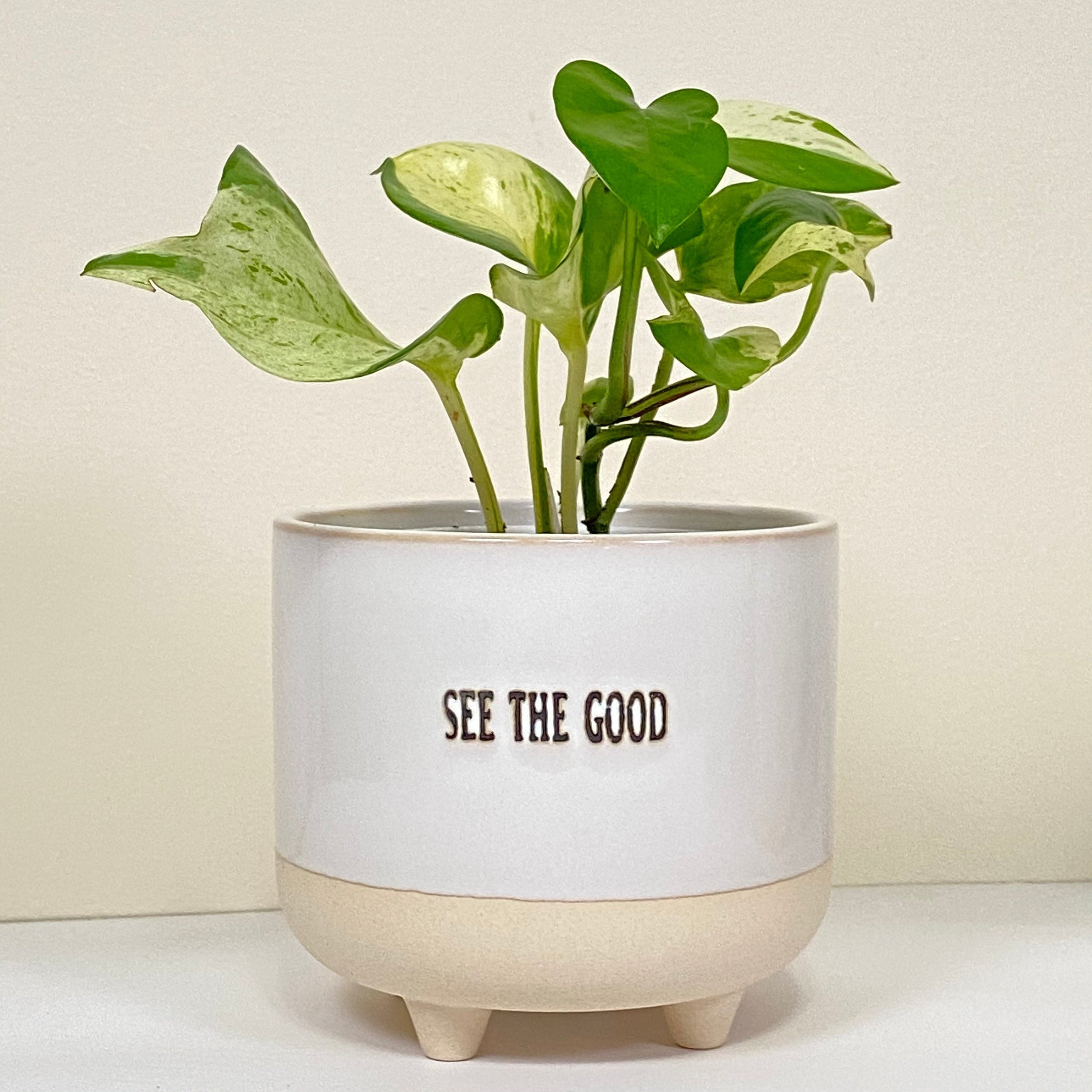 SEE THE GOOD Ceramic Planter Pot Cachepot - Etsy