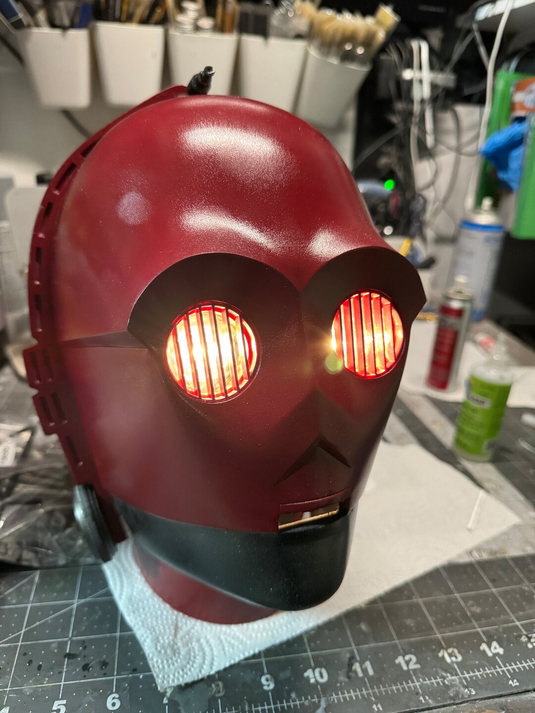 C1-D1 Droid Head - FINISHED - Etsy
