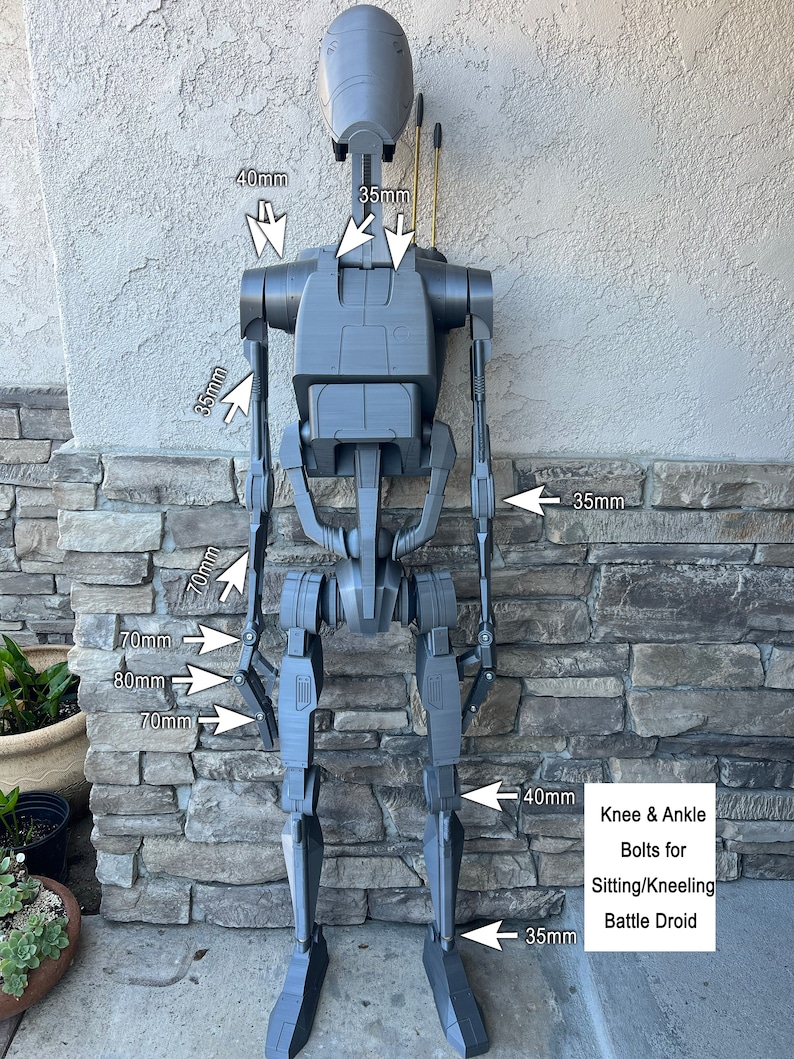 Battle Droid - Bolt Kit - Etsy
