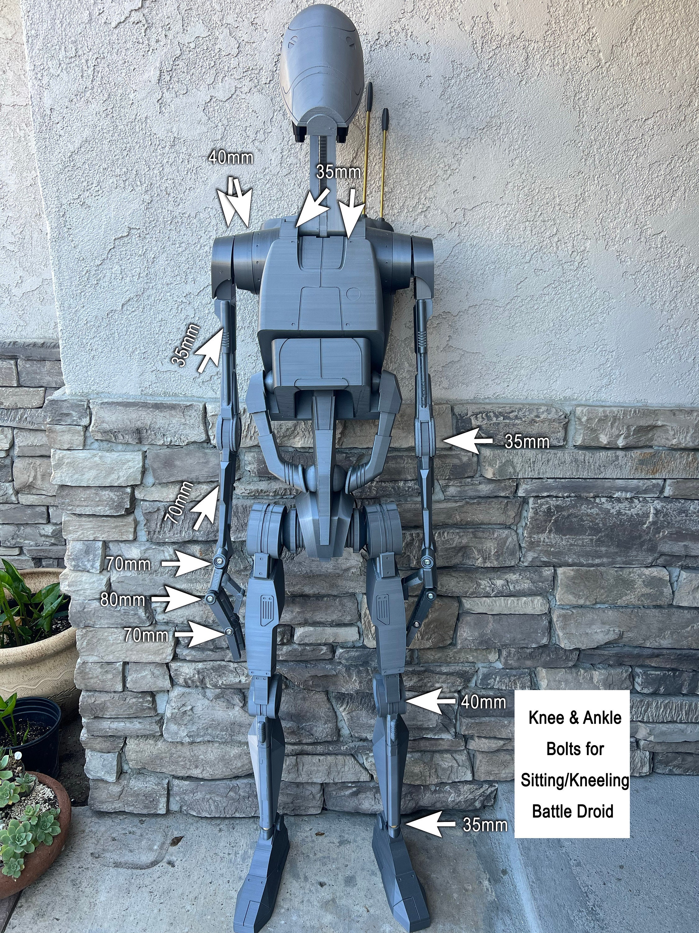 Battle Droid - Bolt Kit - Etsy