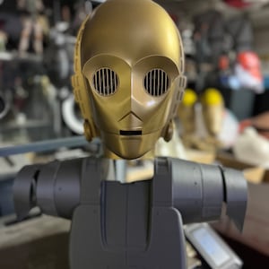 C3PO Protocol Droid Head - FINISHED - Etsy