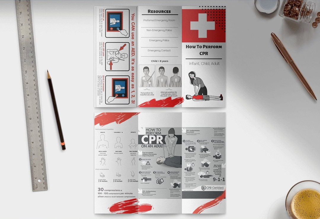 Emergency Brochure Pack of 7 red - Etsy