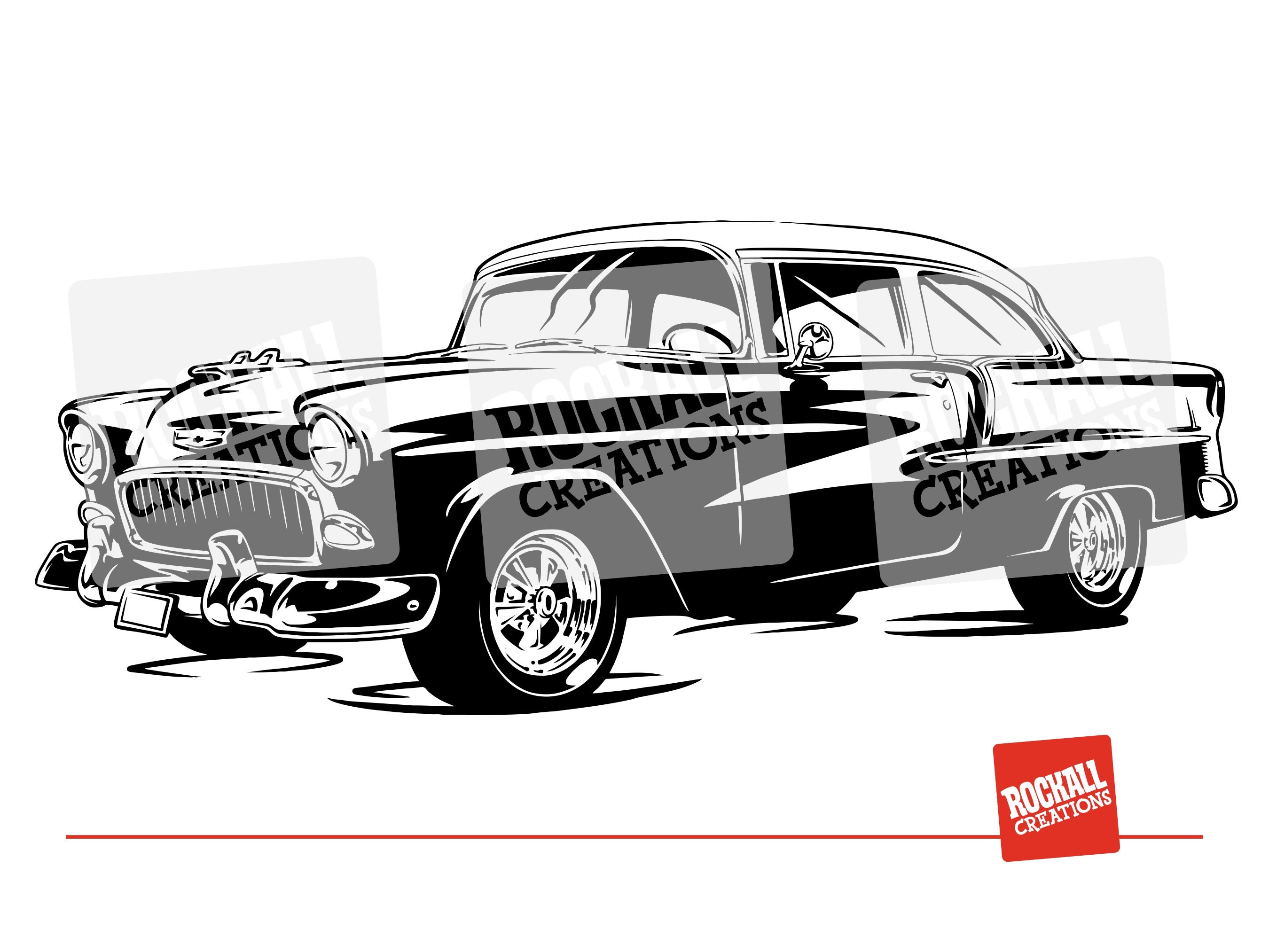 55 Chevy Clipart Free