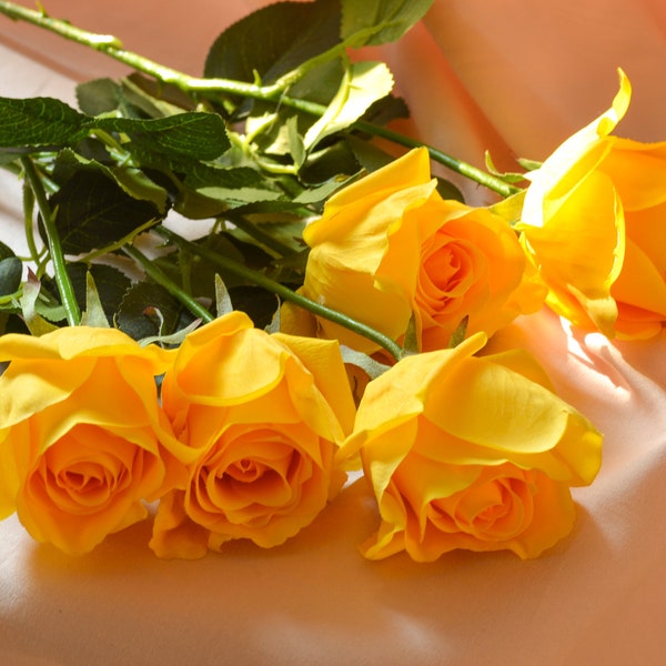 Real Touch Roses - Etsy