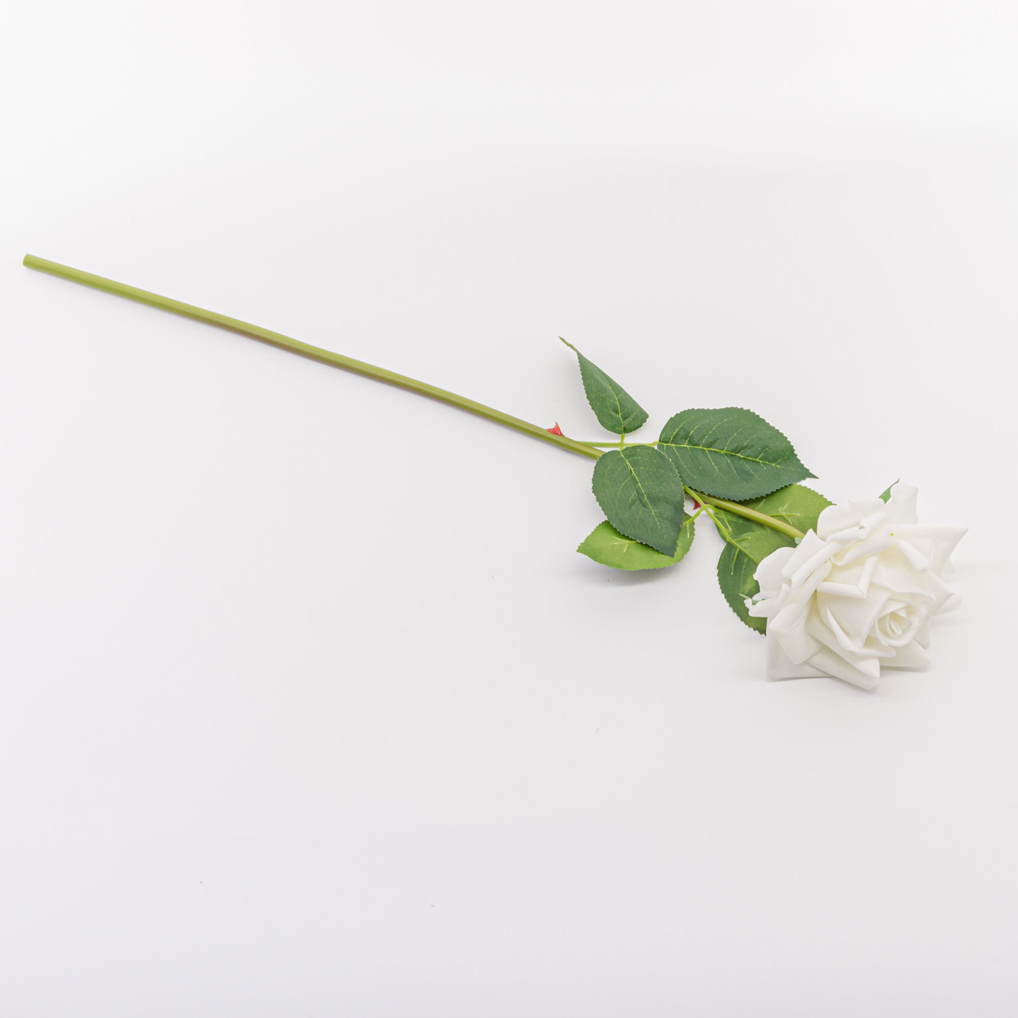 Authentic Touch of White Artificial Roses Wedding Bouquet - Etsy
