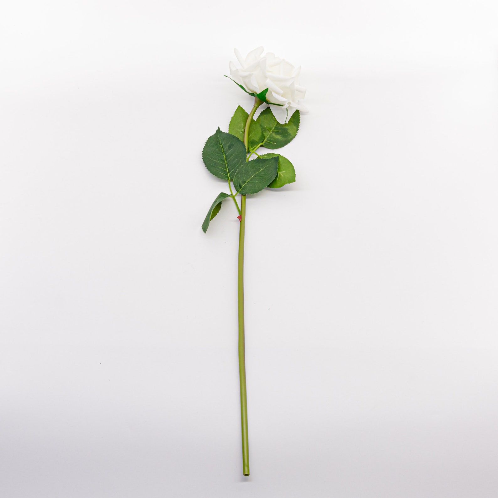 Authentic Touch of White Artificial Roses Wedding Bouquet - Etsy