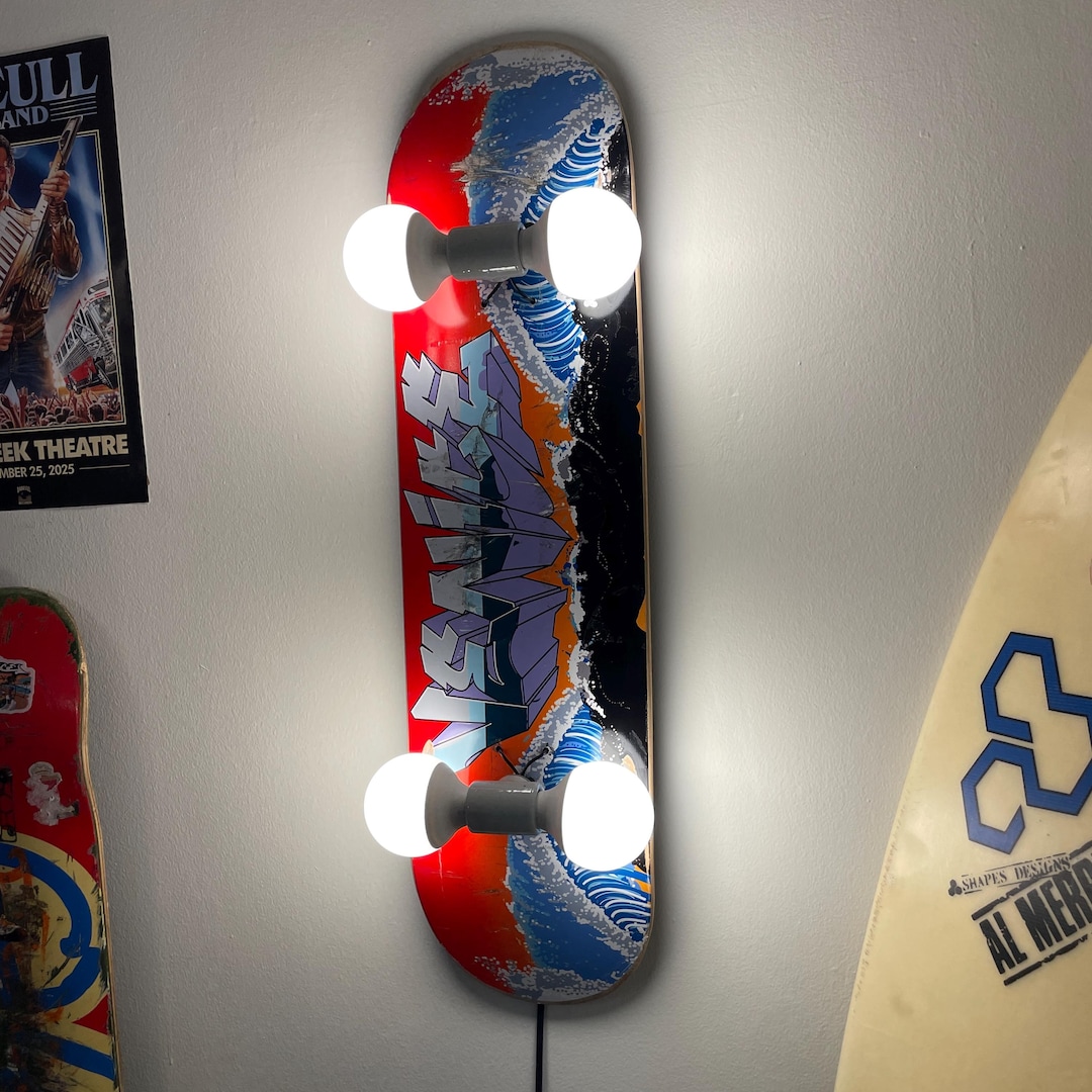 Skateboard Light Kit | DIY | Quattro | Ceiling | Wall Lamp | Gift - Etsy