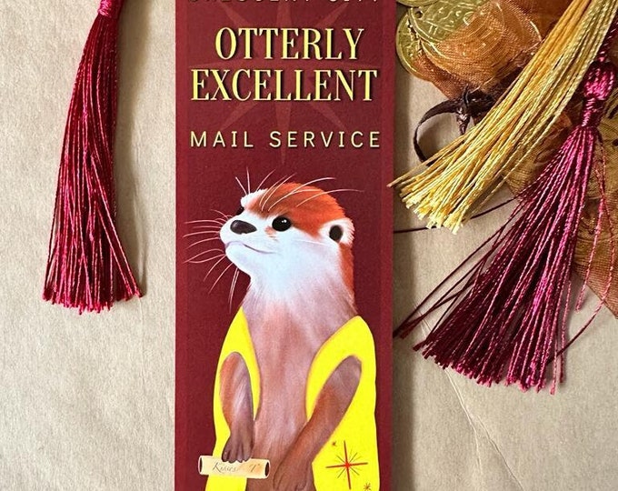 Messenger Otter Bookmark Bookish Bookmark HOSAB Crescent City - Etsy