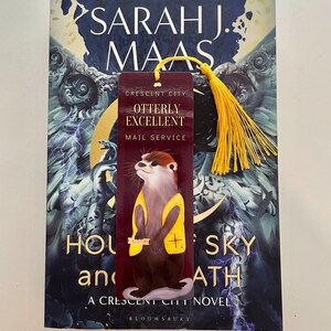 Messenger Otter Bookmark Bookish Bookmark HOSAB - Etsy