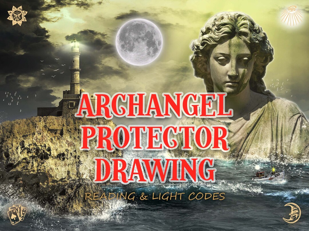 Archangel Guide Drawing, Tarot Cards Reading, In-depth Archangel ...