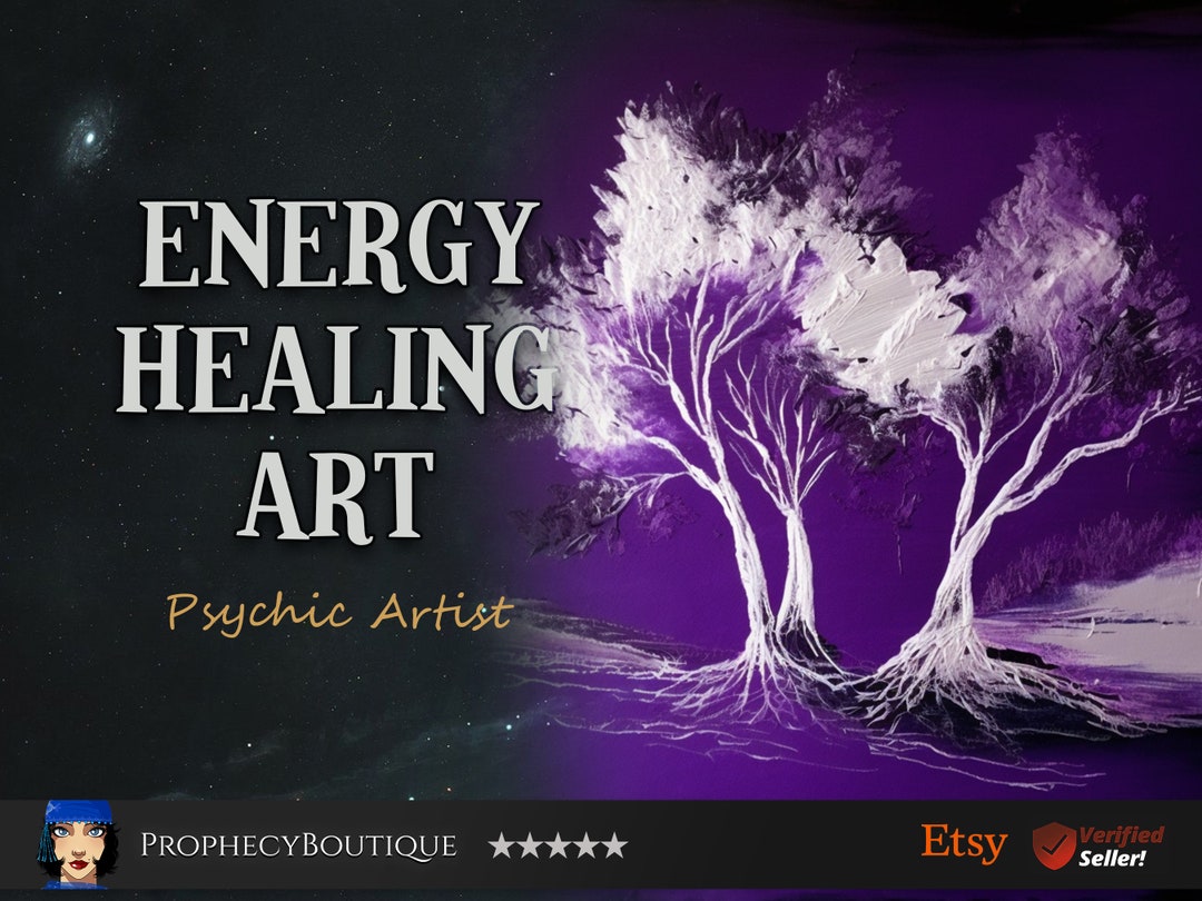 Energy Healing Art Intuitive Drawing by Psychic Artist - Etsy