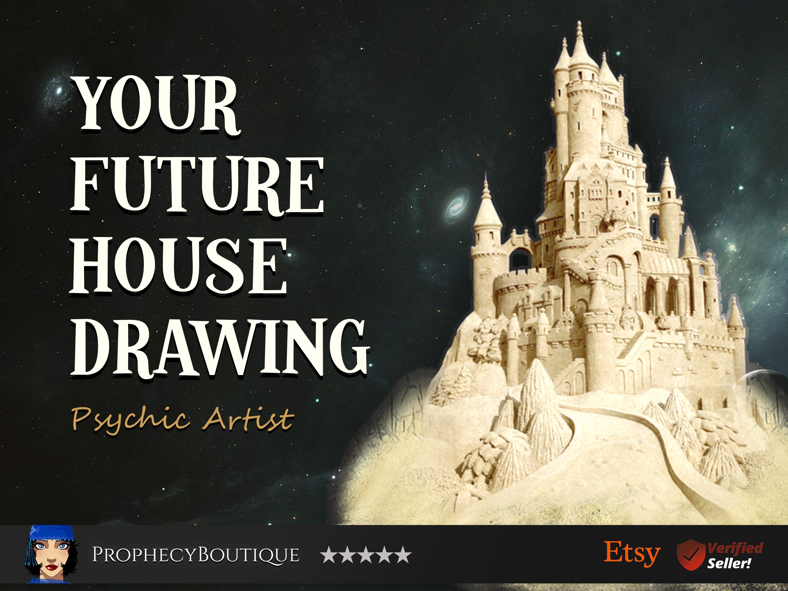 Future House Drawing Psychic Artist I Will Draw Your Future - Etsy