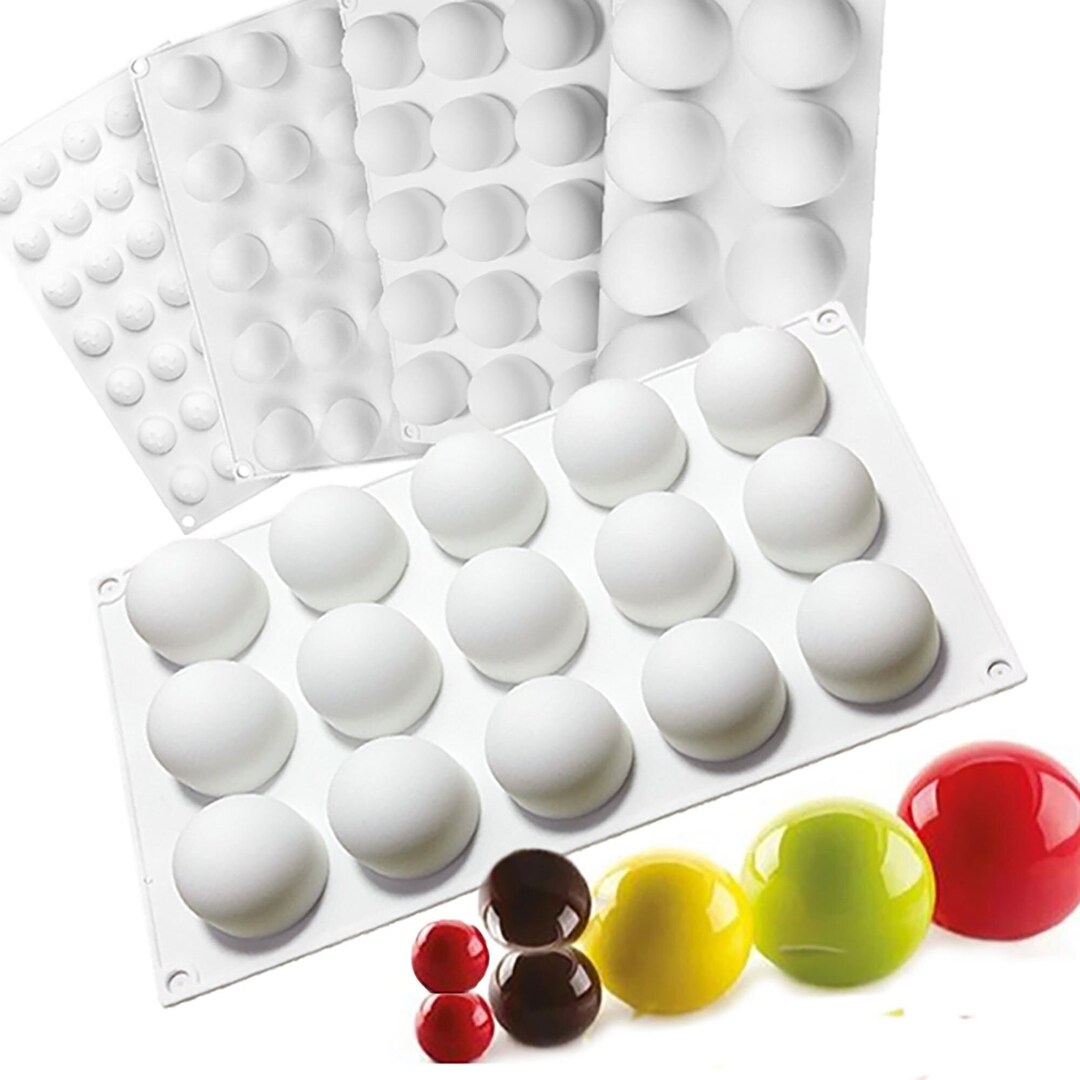 Spherical Chocolate Candy Cake Mold Semicircular Sandwich Truffle ...