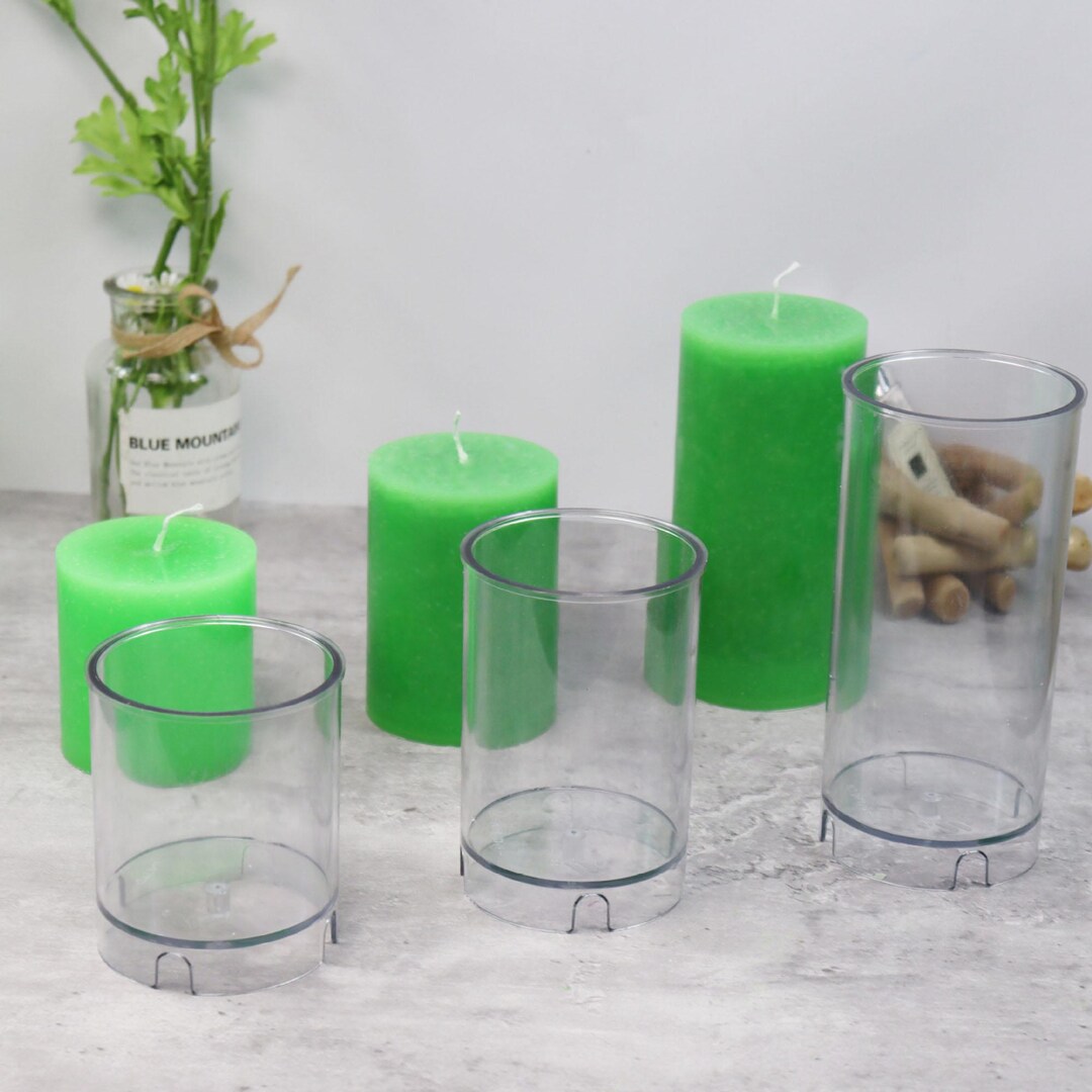 Cylindrical Candle Acrylic Mold: DIY Flat Top Aroma Candle Supplies - Etsy