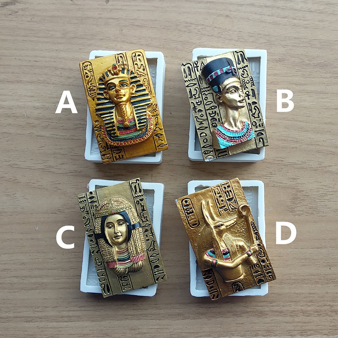 Egyptian Pharaoh Skeleton Queen Silicone Mold, Middle East and Africa ...