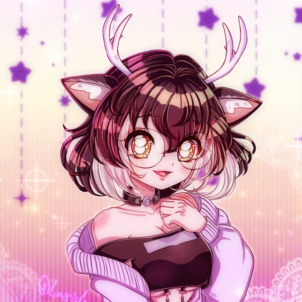 Twitch Cute Peach Screen Overlay / Streamer Graphics / Kawaii / Paste ...