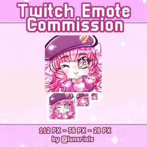 Custom Twitch Emote Commissions Sticker Packs for Twitch | Etsy