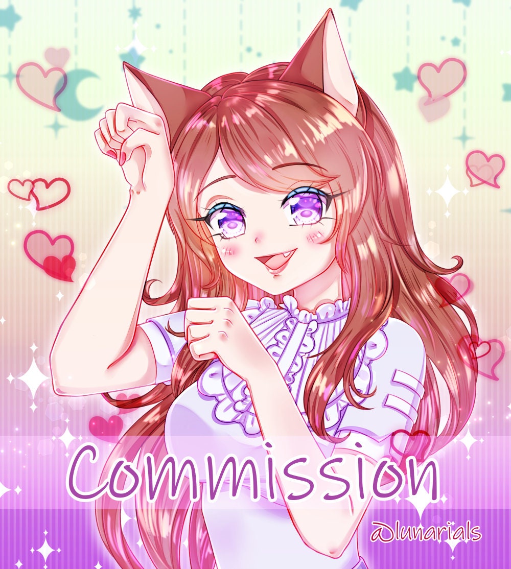 Neko YCH Commission animated - Etsy