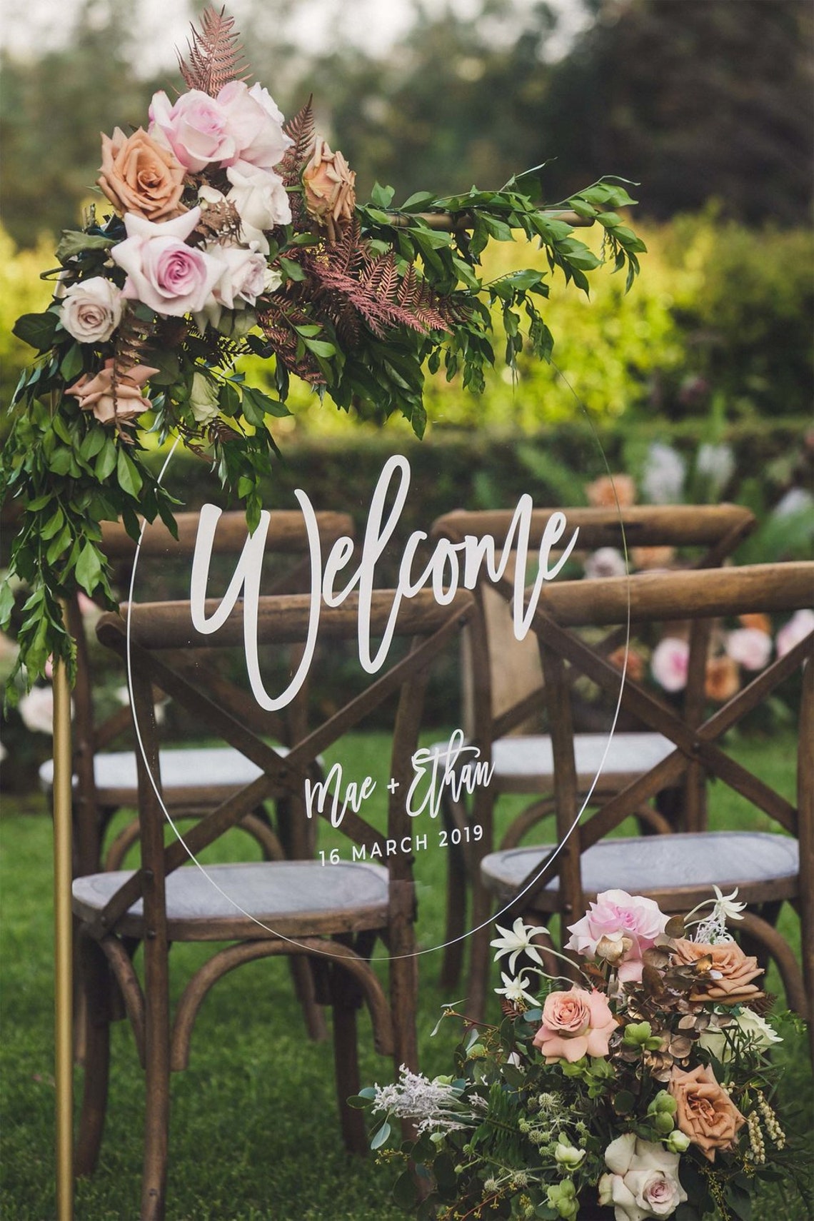 Clear Acrylic Party Sign - Etsy