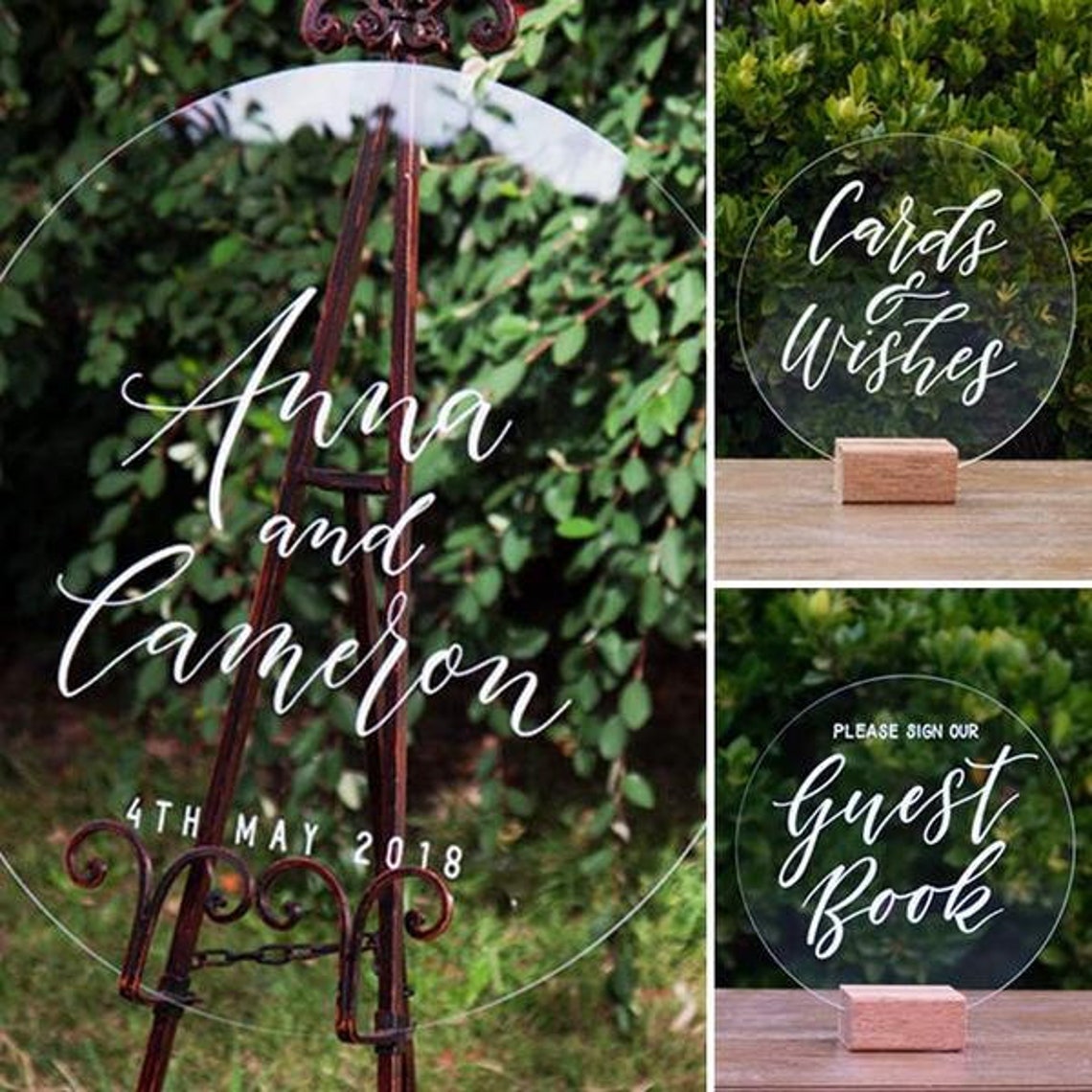 Clear Acrylic Party Sign - Etsy