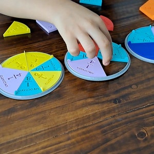 3d Printable Math Fractions for Kids, in English - Etsy