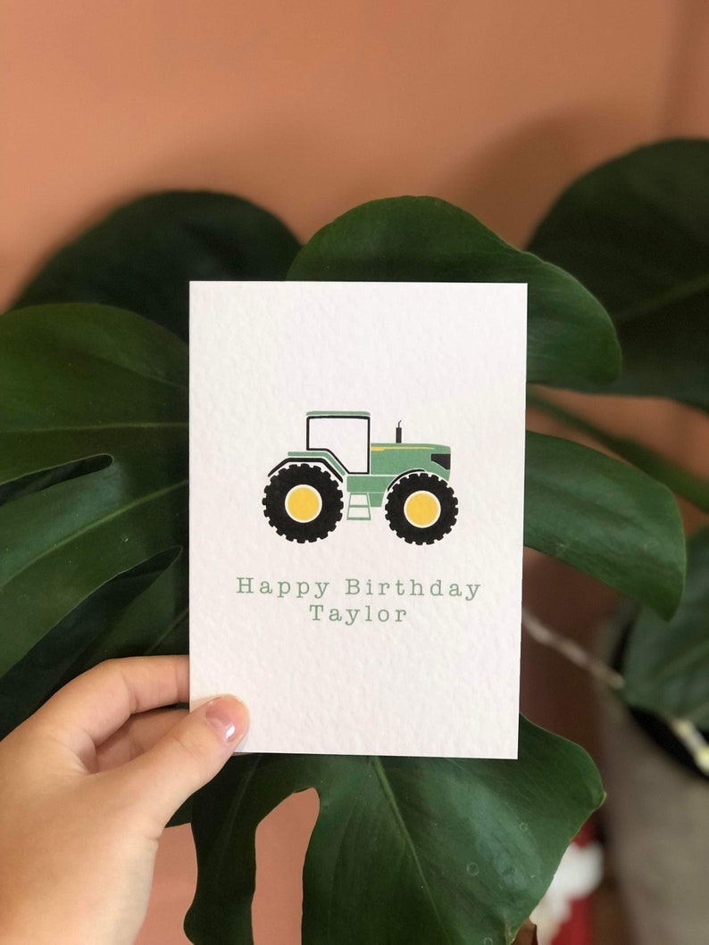 Custom Ford, Massey Ferguson, John Deere Tractor Father's Day Birthday ...