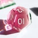 Watermelon Dice - Handmade Resin Sharp Edge Dice Set for Dnd, D&D ...