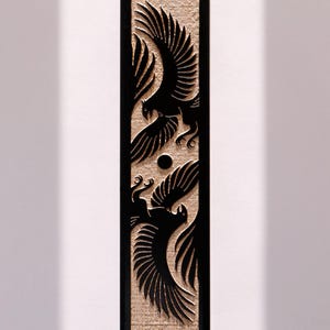 Falcon Dance Illustrated Dice Vault - Wooden Dice Holder, Resin and ...