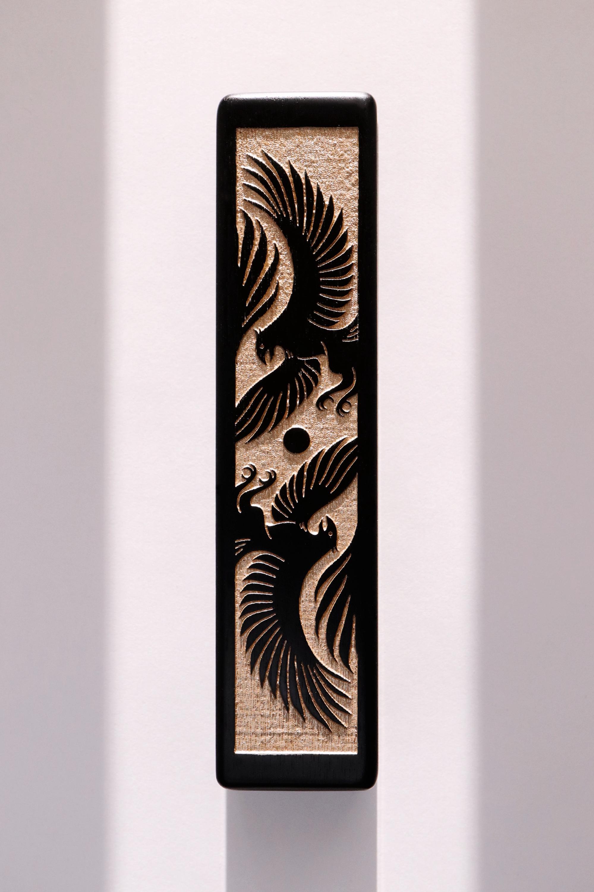 Falcon Dance Illustrated Dice Vault - Wooden Dice Holder, Resin and ...