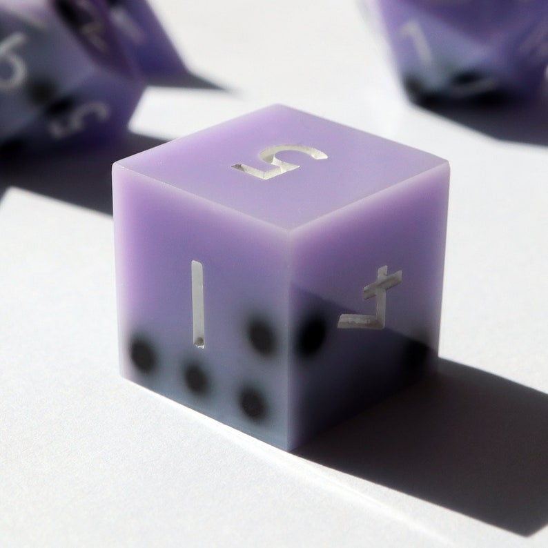 Taro Milk Tea Boba Dice Kawaii Dice Boba Dice Handmade - Etsy